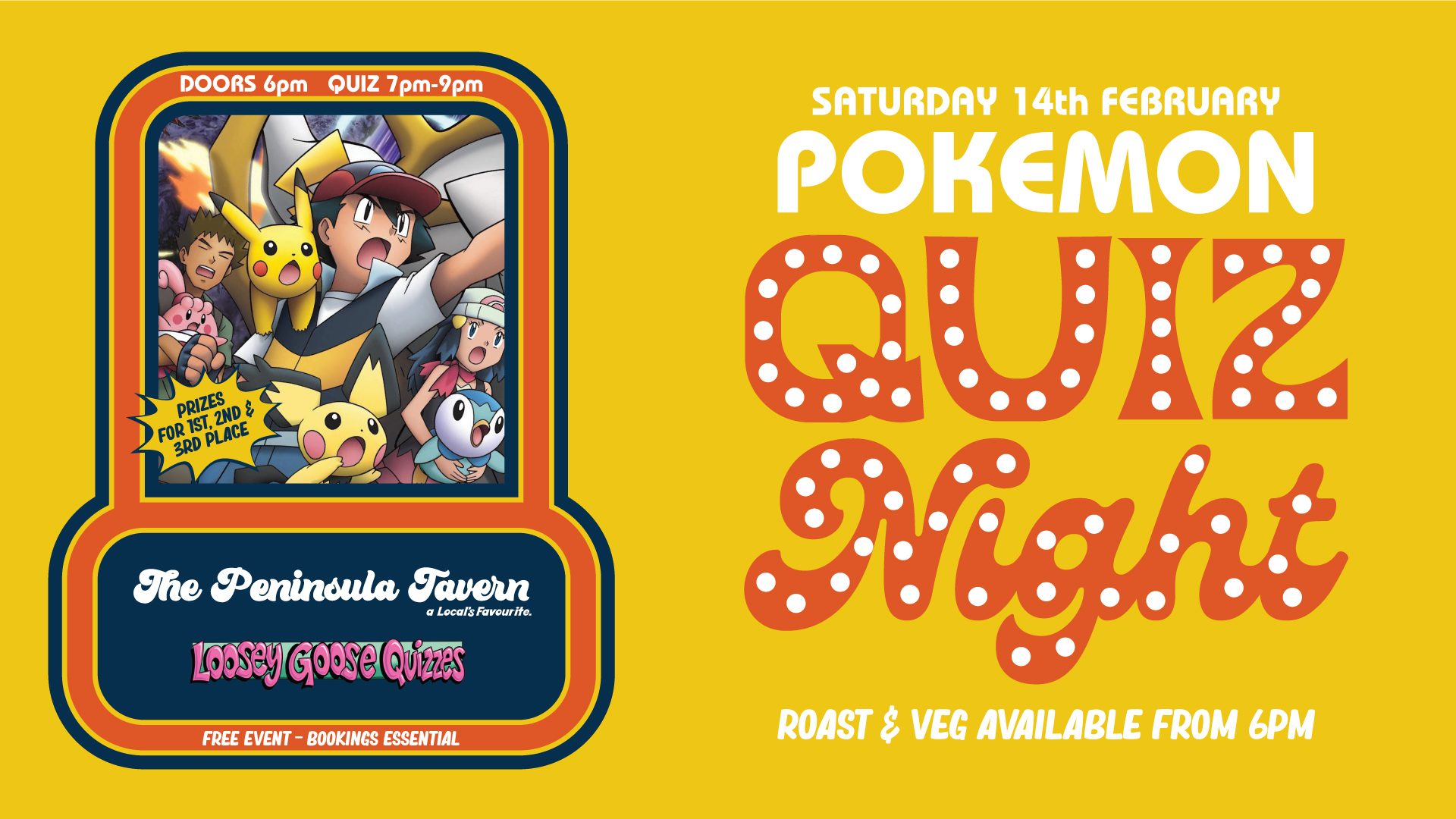 Pokemon quiz - Live at Your Local